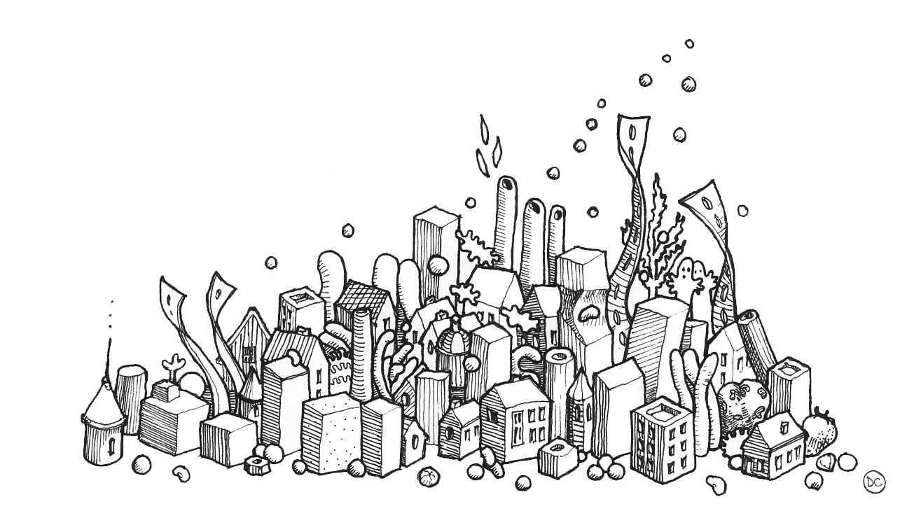 Urban planning is a messy business… | D is for Doodle